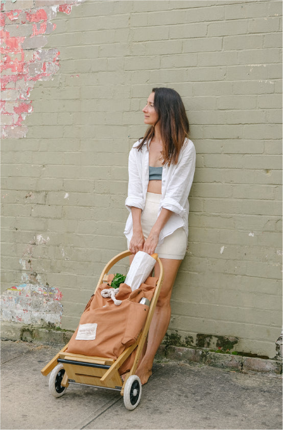 Wandering Sol I Bamboo Carts I Recycled Canvas Bags